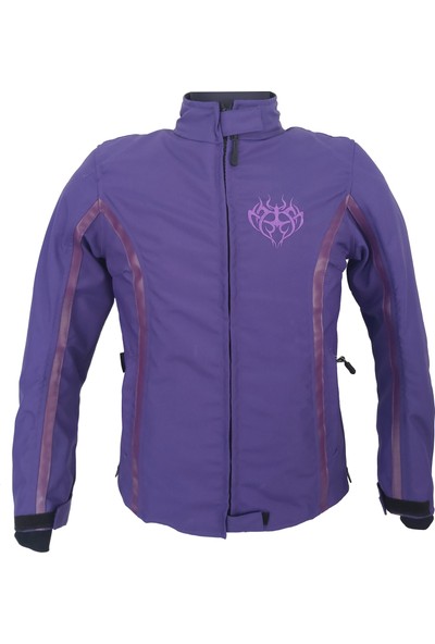 Meryo Kadın Motosiklet Mont Mor