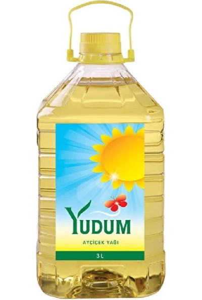 Yudum Ayçiçek Yağı 3 L