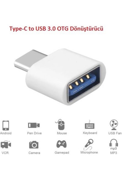 Feriot Type-C To USB 3.0 Otg Dönüştürücü (Converter) - USB Otg Feriot Type-C To USB 3.0 Otg Dönüştürücü (Converter) - USB Otg