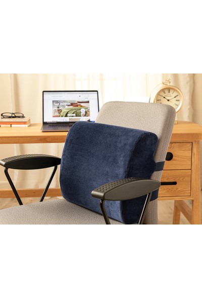 English Home Theraphy Visco Bel Yastığı 38X33X12 cm Lacivert