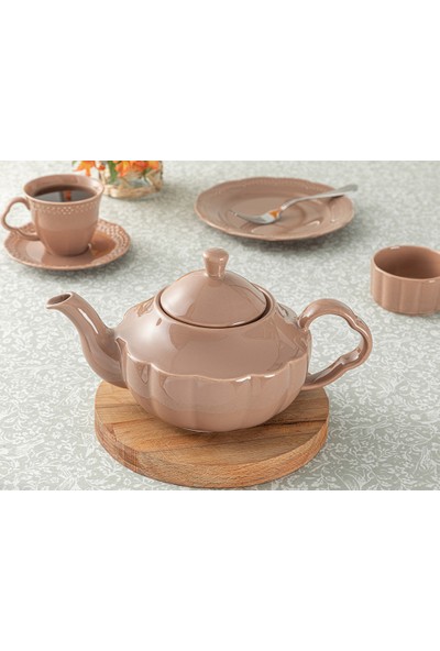 English Home Viyana Porselen Demlık 1l Gül Kurusu