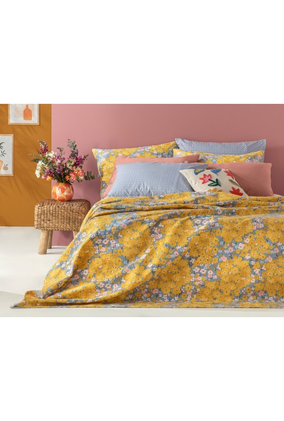 English Home Buttercup Baskılı Tek Kişilik Pike 150X220 cm Sarı English Home Buttercup Baskılı Tek Kişilik Pike 150X220 cm Sarı