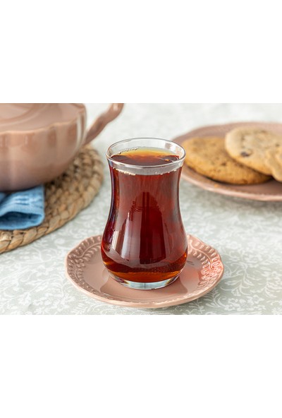 English Home Viyana Porselen Çay Tabağı 12 cm Gül Kurusu