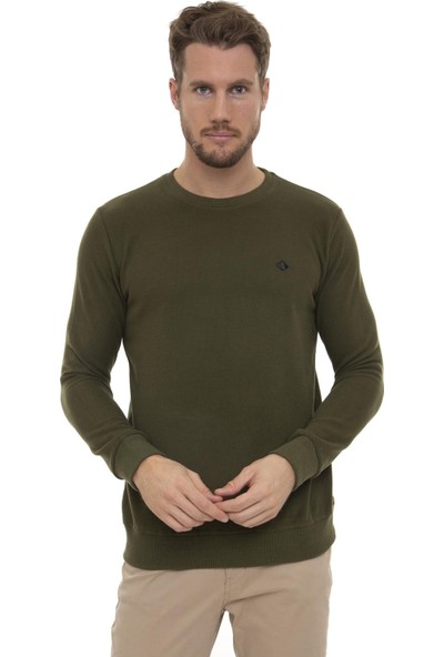 Raymond Fashıon Haki Renk % Cotton Kazak