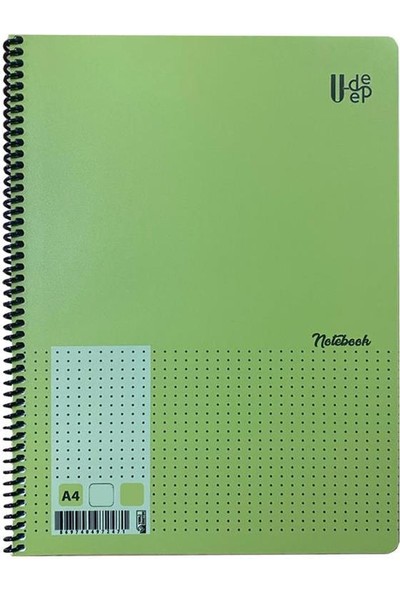 Umut U-Deep A4 Spiralli Defter Pp. Kapak 60 Yp. Kareli Umut U-Deep A4 Spiralli Defter Pp. Kapak 60 Yp. Kareli