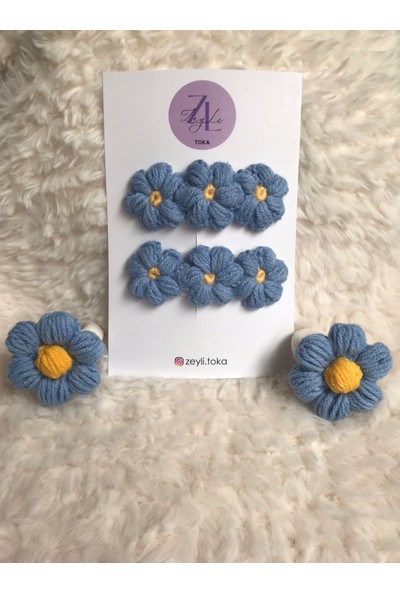 Zeyli Toka El Yapımı Örgü Menekşe 4lü Toka Seti 281160 Zeyli Toka El Yapımı Örgü Menekşe 4lü Toka Seti 281160