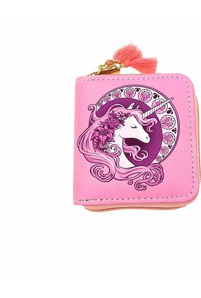 Clyine Kadın Karikatür Boynuzlu At Cüzdan Çantalar (Yurt Dışından)
