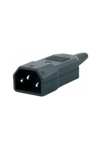 S-Tech Erkek Fiş*c7 Erkek Fiş IC-215 Power Seyyar Kablo