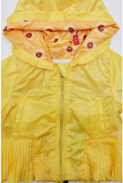 B&G Store Kız Bebek Sarı Yağmurluk 22PSSBG2701