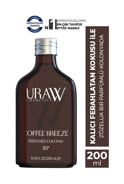 Uraw Coffee Breeze Parfümlü Kolonya 200 ml Uraw Coffee Breeze Parfümlü Kolonya 200 ml