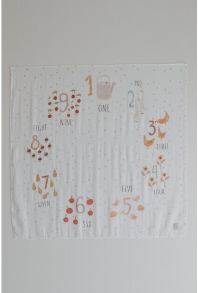 Piccolo Republic Numbers Bambu Müslin Piccolo Republic Numbers Bambu Müslin