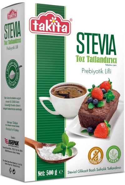 Takita Stevia Prebiyotik Lifli Tatlandırıcı
