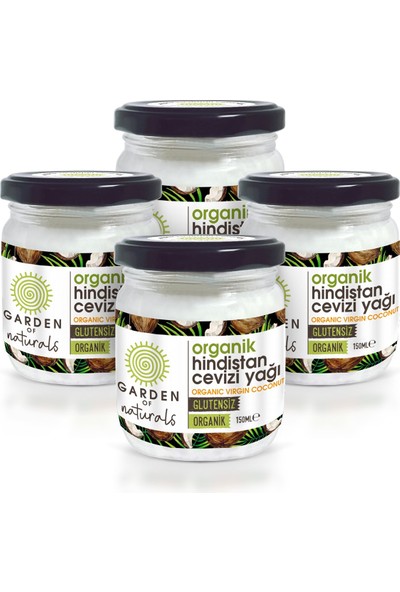 Garden Of Naturals Hindistan Cevizi Yağı 150 ml x 4