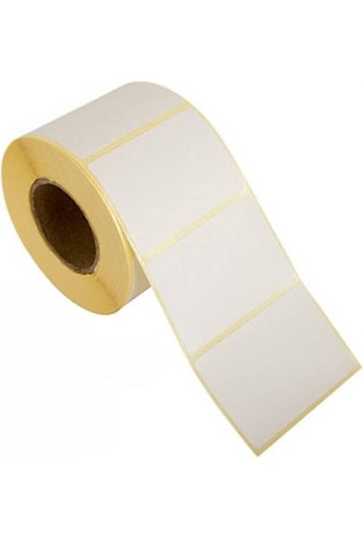Barkodium 40X80 Termal Barkod Etiketi 1000'LÜ Sarım Barkodium 40X80 Termal Barkod Etiketi 1000'LÜ Sarım