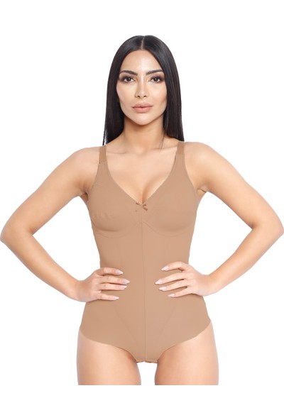 Yamuna Korse Toparlayıcı ve Sıkılaştırıcı Tüm Vücut Korse Vizon