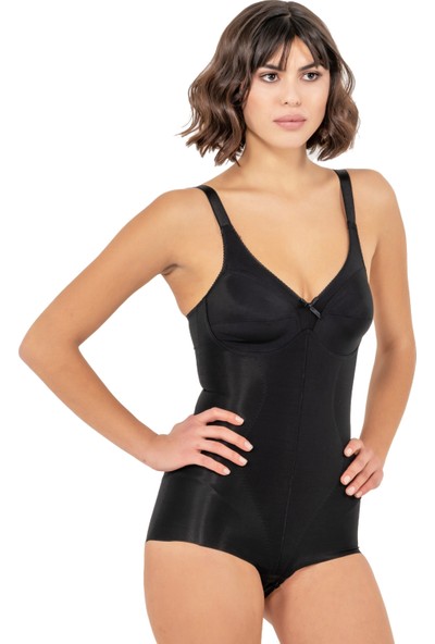 Yamuna Korse Toparlayıcı ve Sıkılaştırıcı Tüm Vücut Korse Siyah