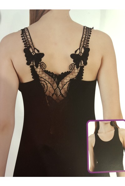 Defnem COD9000 Sırt Dantel Detyalı Kadın Atlet Defnem COD9000 Sırt Dantel Detyalı Kadın Atlet