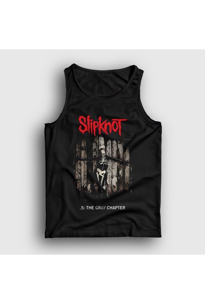 Presmono Unisex Siyah The Gray Chapter Slipknot Atlet