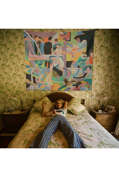 Wallhang Flower Power Duvar Örtüsü 150X130 cm