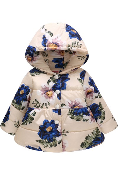 Vandor Girls Toddler Çocuk Kapşonlu Mont Sıcak Dış Giyim (Yurt Dışından)