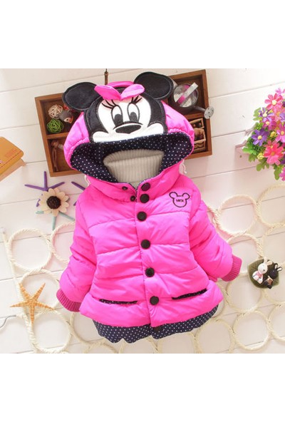 Vandor Girls Kız Çocuk Kış Minnie Kedi Baskılı Kapüşonlu Ceket (Yurt Dışından) Vandor Girls Kız Çocuk Kış Minnie Kedi Baskılı Kapüşonlu Ceket (Yurt Dışından)