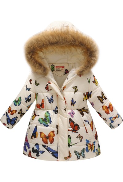 Vandor Girls Kız Çocuk Sıcak Hoodies Mont Yastıklı Ceket (Yurt Dışından)