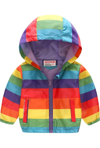 Vandor Girls Erkek Çocuk Kız Kış Çiçekli Kapşonlu Mont Dış Giyim (Yurt Dışından)