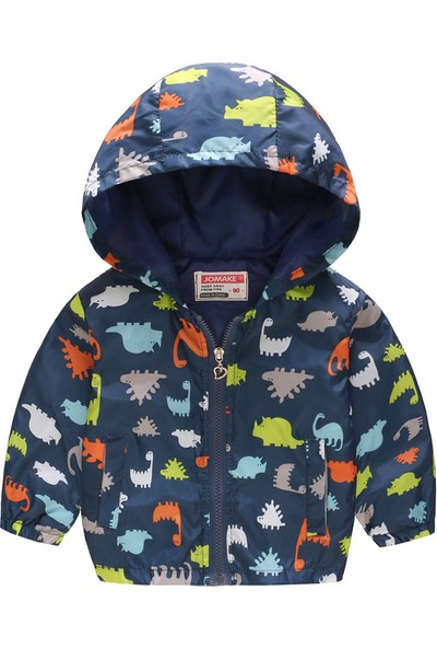 Vandor Girls Erkek Çocuk Kız Kış Çiçekli Kapşonlu Mont Dış Giyim (Yurt Dışından)