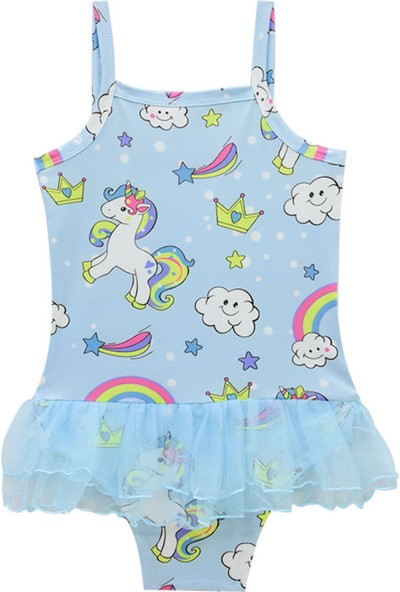 Vandor Girls Kız Çocuk Unicorn Bikini Mayo (Yurt Dışıdan) (Yurt Dışından)