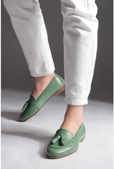 Marjin Kadın Hakiki Deri Loafer Comfort Ayakkabı Reyla