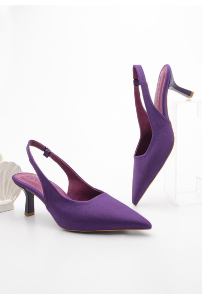 Marjin Kadın Stiletto Arkası Açık Sivri Burun Topuklu Ayakkabı Ader Marjin Kadın Stiletto Arkası Açık Sivri Burun Topuklu Ayakkabı Ader