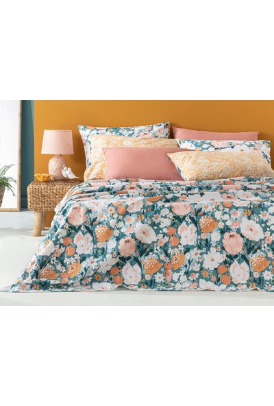 English Home Camellia Baskılı Tek Kişilik Pike 150X220 cm Şeftali English Home Camellia Baskılı Tek Kişilik Pike 150X220 cm Şeftali