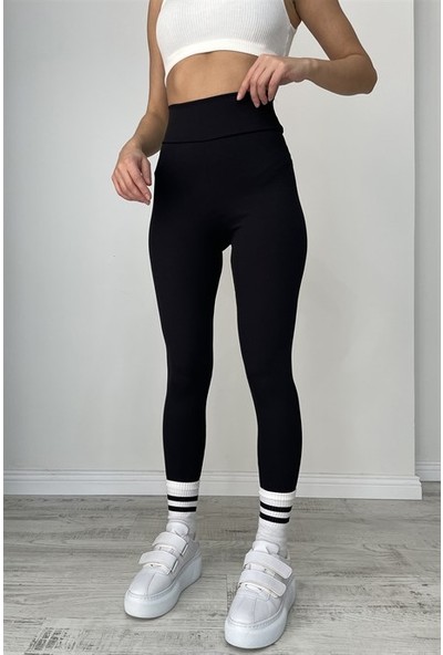 Şımart Fitilli Yüksel Bel Kadın Tayt