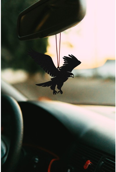 Oyunzu Araba Süsü Metal Uçan Kartal Motif Dikiz Aynası Süsü Hediyelik