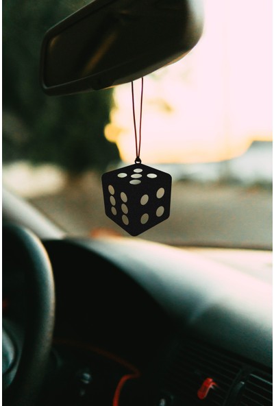 Oyunzu Araba Süsü Metal Zar Dikiz Aynası Süsü Hediyelik