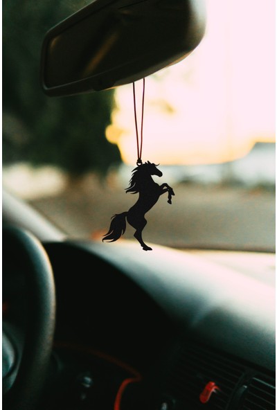 Oyunzu Araba Süsü Metal At Dikiz Aynası Süsü Hediyelik