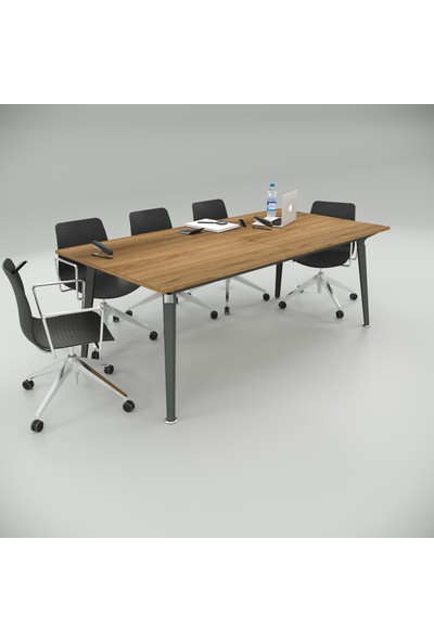 Akr Ofis Smart Toplantı Masası Ceviz Akr Ofis Smart Toplantı Masası Ceviz