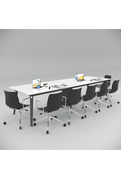 Akr Ofis Smart Toplantı Masası Beyaz Akr Ofis Smart Toplantı Masası Beyaz