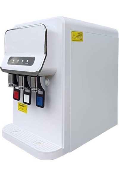 Oksijen Arıtmalı Su Sebili Tezgah Üstü Beyaz Oksijen Arıtmalı Su Sebili Tezgah Üstü Beyaz