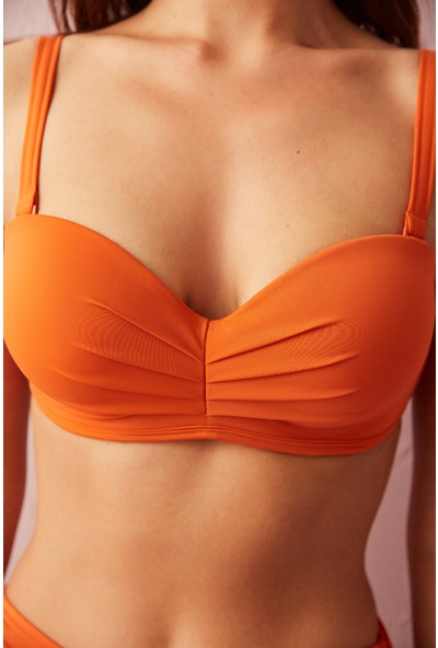 Penti Turuncu Basic Lotus Bikini Üstü Penti Turuncu Basic Lotus Bikini Üstü