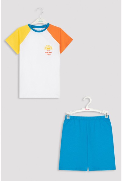 Penti Çok Renkli Erkek Çocuk Summer 2li Pijama Takımı