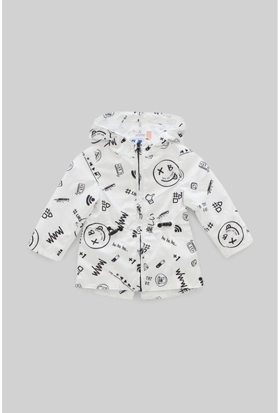 B&G Store Erkek Bebek Desenli Yağmurluk 22PSSBG1705