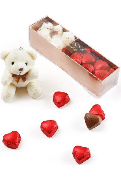 Melodi Çikolata Minik Anahtarlıklı Ayıcık - Hediye Çikolata