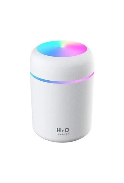 Bayındır Elektronik LED Işıklı Mini Ortam Oda Hava Nemlendirici ve Taşınabilir Buhar Makinesi H2O Humidifier Bayındır Elektronik LED Işıklı Mini Ortam Oda Hava Nemlendirici ve Taşınabilir Buhar Makinesi H2O Humidifier