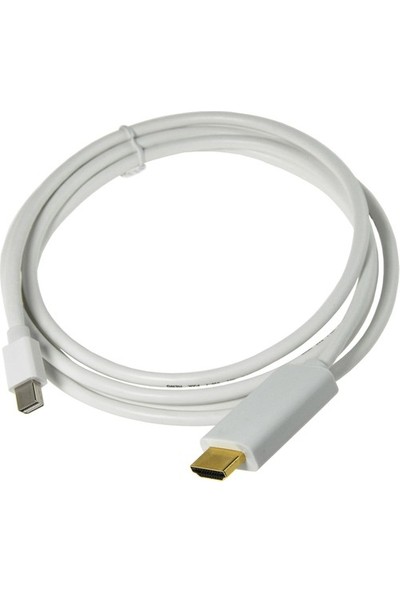 Apple Thunderbolt To HDMI Kablo Çevirici 10 Gbit Mini Displayport To HDMI 1.8 Metre Apple Thunderbolt To HDMI Kablo Çevirici 10 Gbit Mini Displayport To HDMI 1.8 Metre