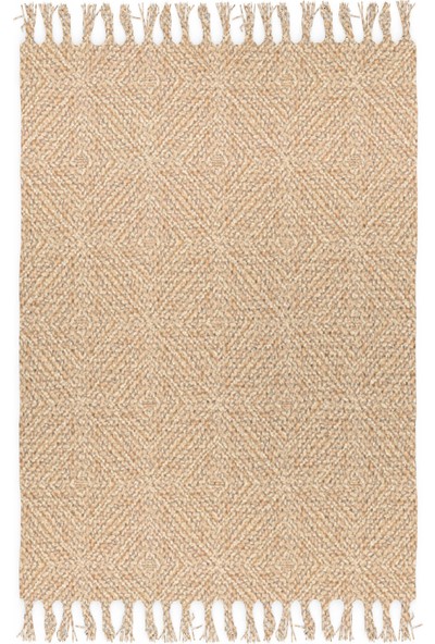 Karnaval Home Karnaval Doğal Jüt Hasır Görünümlü Kahve Karo Desen Kara Tezgah Dokuma Halı Saçaklı Kilim Karnaval Home Karnaval Doğal Jüt Hasır Görünümlü Kahve Karo Desen Kara Tezgah Dokuma Halı Saçaklı Kilim
