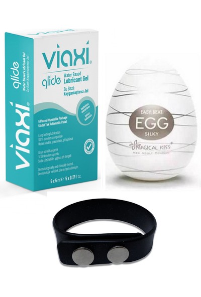 Glide Kayganlaştırıcı Jel 5x5 ml + Ozzy Store Egg Silky Mastürbatör Ayarlanabilir Penis Halkası Glide Kayganlaştırıcı Jel 5x5 ml + Ozzy Store Egg Silky Mastürbatör Ayarlanabilir Penis Halkası