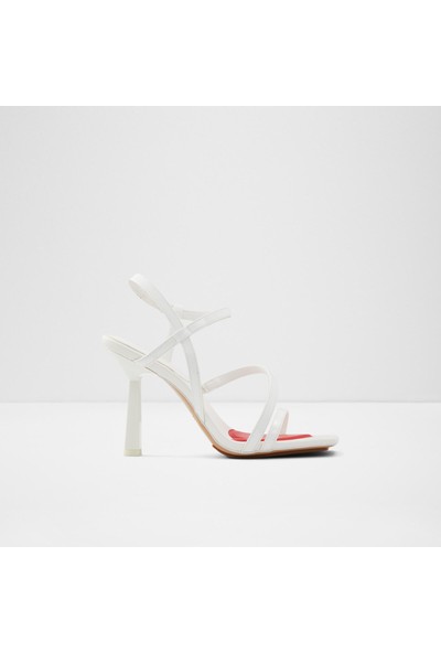 Aldo Luvly Sandalet Yüksek Topuklu Sandalet;abiye Sandalet - Beyaz
