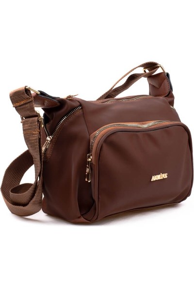 Armine Kalın Askılı Taba Kadın Spor Çanta