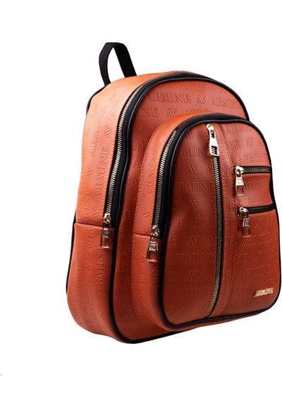 Armine Kadın Lazer Baskılı Turuncu Sırt Çantası Armine Kadın Lazer Baskılı Turuncu Sırt Çantası